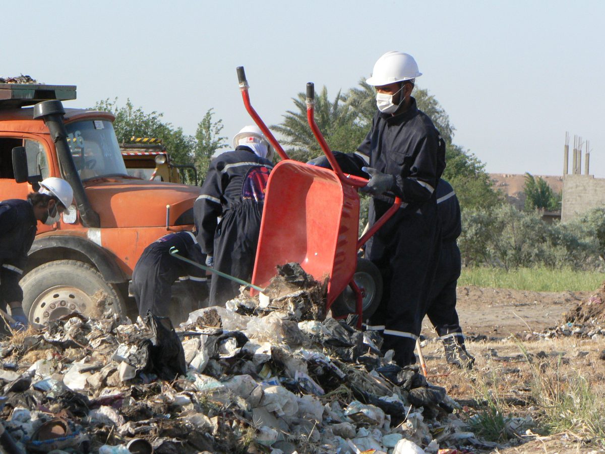 Random waste dumpsites - مؤسسة خطوات للتنمية الاجتماعية